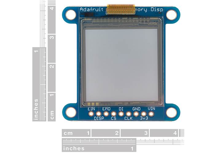 SHARP Memory Display Breakout - Silver Monochrome (1.3", 96x96)