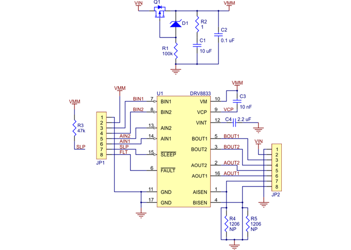 DRV8833 Dual Motor Driver Carrier (1.2A and low voltage)