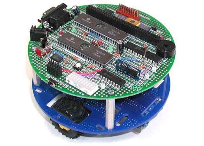 Pololu Robot Chassis RRC01A Solid Blue - Robot Gear Australia