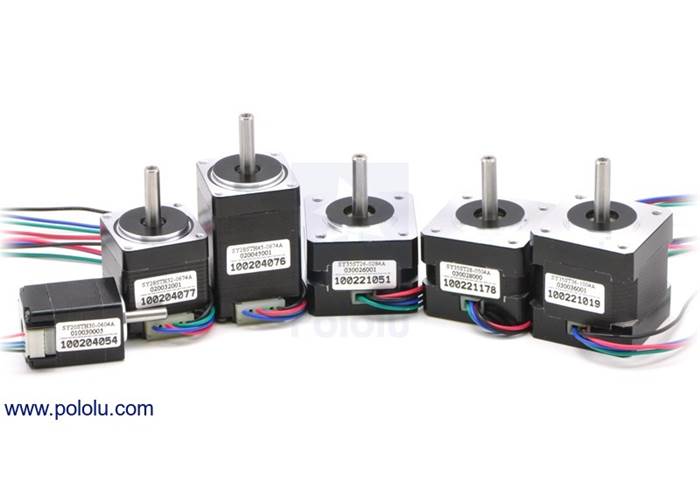 Stepper Motor: Bipolar, 200 Steps/Rev, 28×32mm, 3.8V, 0.67 A/Phase