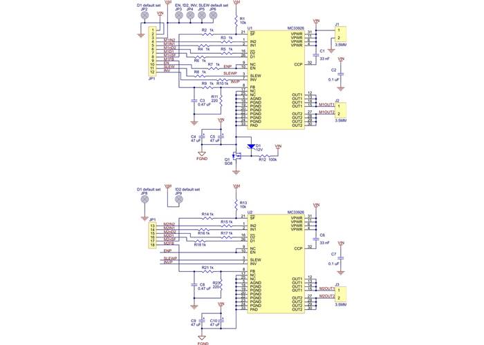 Pololu Dual 3Amp MC33926 Motor Driver Carrier