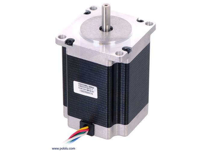 Stepper Motor: Unipolar/Bipolar, 200 Steps/Rev, 57×76mm, 4.5V, 2 A/Phase
