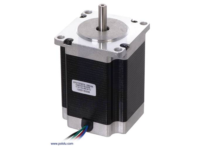 Stepper Motor: Bipolar, 200 Steps/Rev, 57×76mm, 3.2V, 2.8 A/Phase