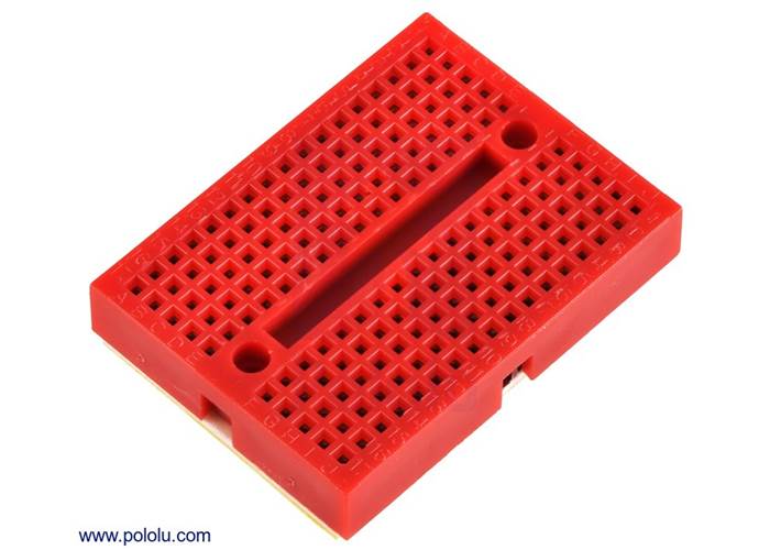 170-Point Breadboard (Red) - Robot Gear Australia
