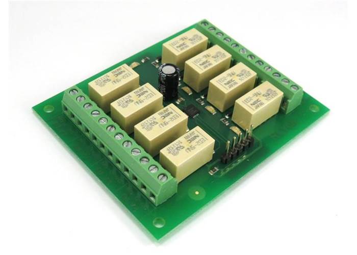8 Channel Relay Module with Serial & I2C (RLY08)