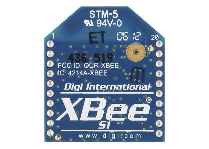 XBee Module 1mW Series 1 with Trace Antenna