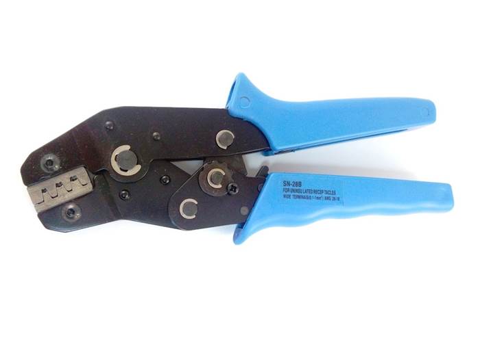 Crimping Tool: 0.1-1.0 mm² Capacity, 16-28 AWG
