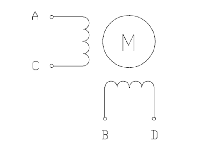 Stepper Motor: Bipolar, 200 Steps/Rev, 42×38mm, 2.8V, 1.7 A/Phase