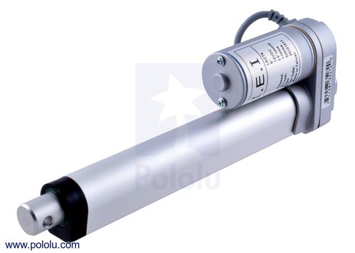 Concentric LACT6-12V-20 Linear Actuator: 6" Stroke, 12V, 0.5"/s