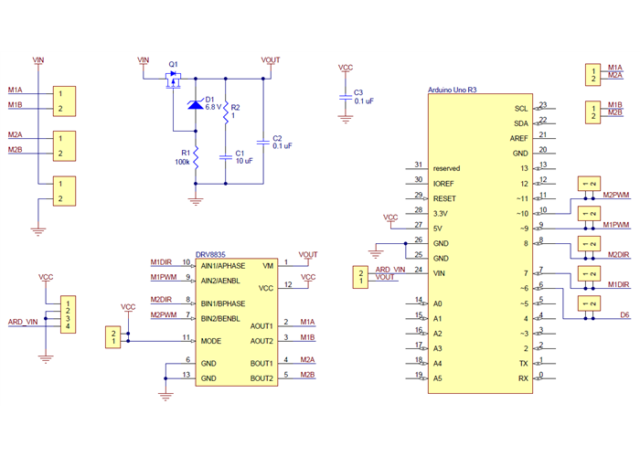 Pololu DRV8835 Dual Motor Driver Shield for Arduino