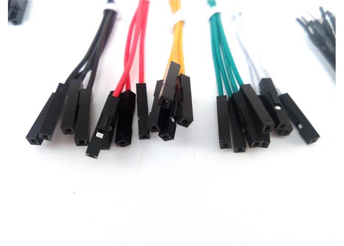 Breadboard jumper wire rainbow assortment 140 pack