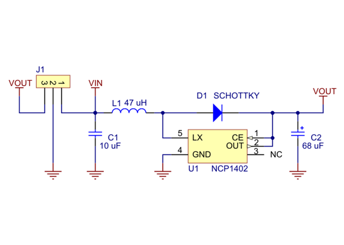 3.3V, 200mA Pololu Step-Up Voltage Regulator NCP1402