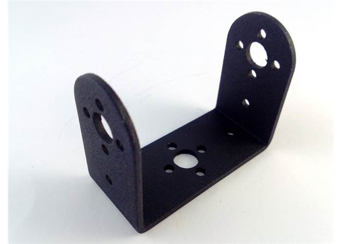 Servo Bracket - Black Aluminium - Short Arm