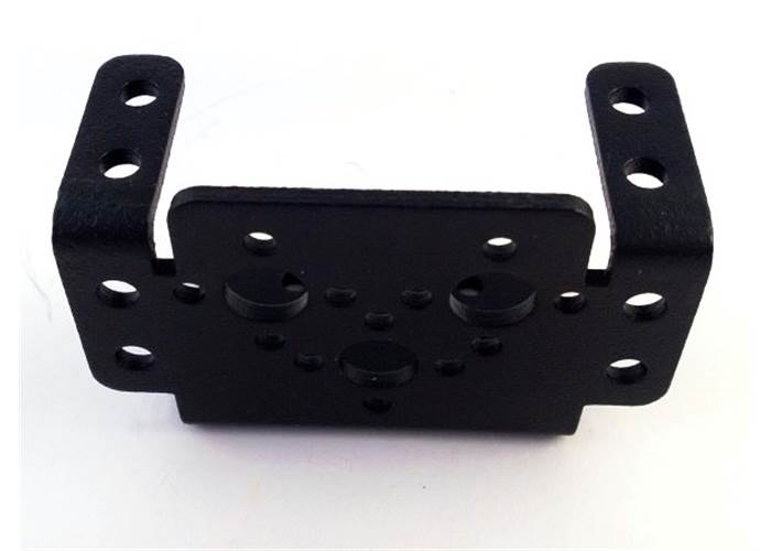 Servo Bracket - Black Aluminium - Multipurpose