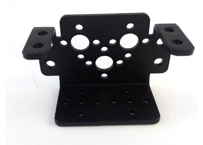 Servo Bracket - Black Aluminium - Multipurpose