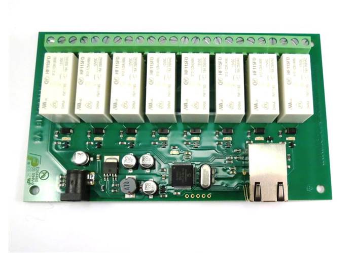 8 Channel 16 Amp Relay Module with Ethernet (ETH008)