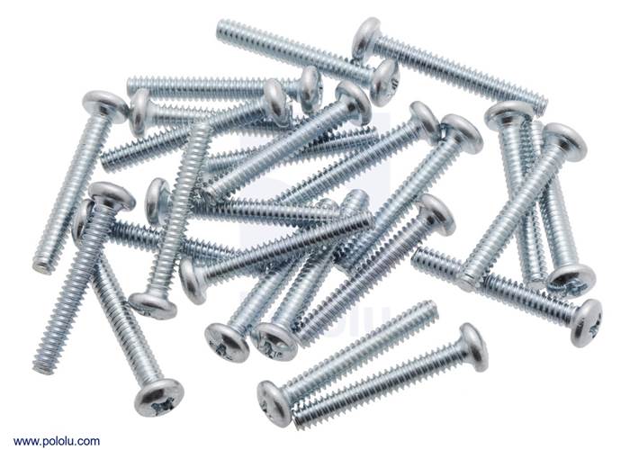 Machine Screw: #4-40, 3/4″ Length, Phillips (25-pack)