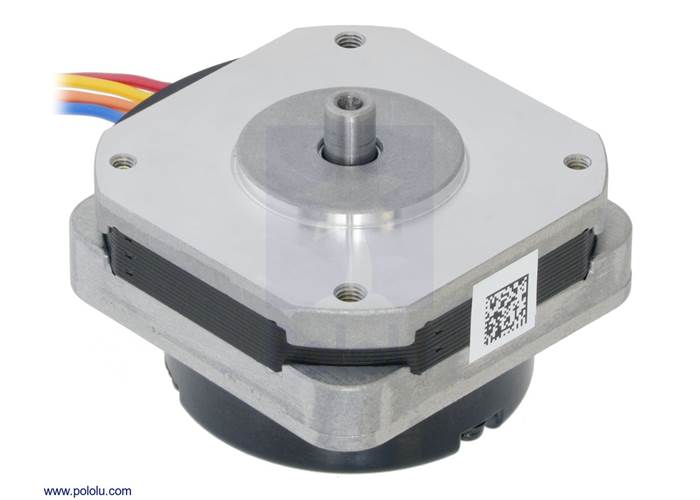 Sanyo Pancake Stepper Motor with Encoder: Bipolar, 200 Steps/Rev, 42×24 ...