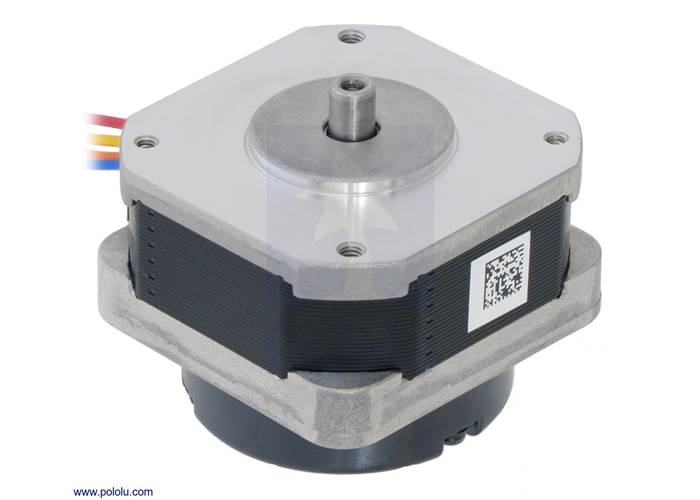Sanyo Pancake Stepper Motor with Encoder: Bipolar, 200 Steps/Rev, 42×31 ...