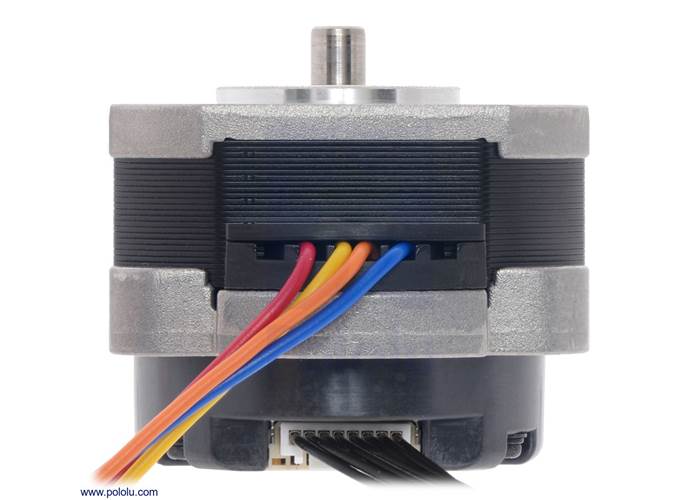 Sanyo Pancake Stepper Motor with Encoder: Bipolar, 200 Steps/Rev, 42×31 ...