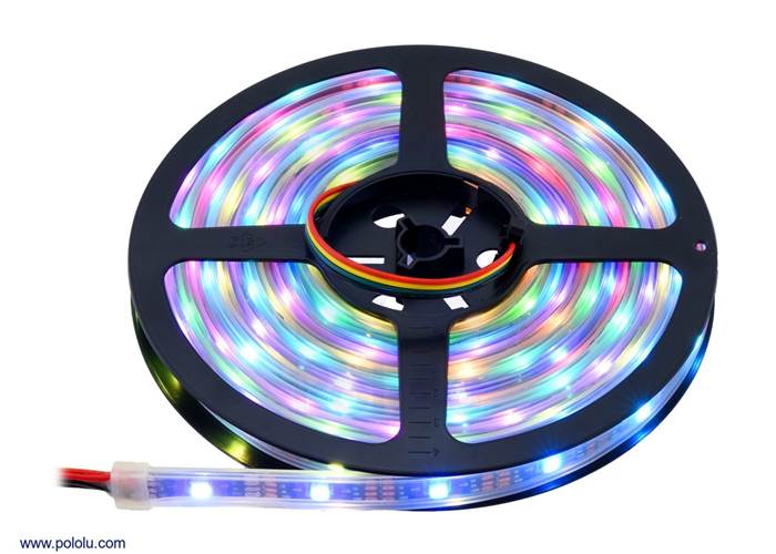 Addressable High-Density RGB 72-LED Strip, 5V, 0.5m (SK9822)
