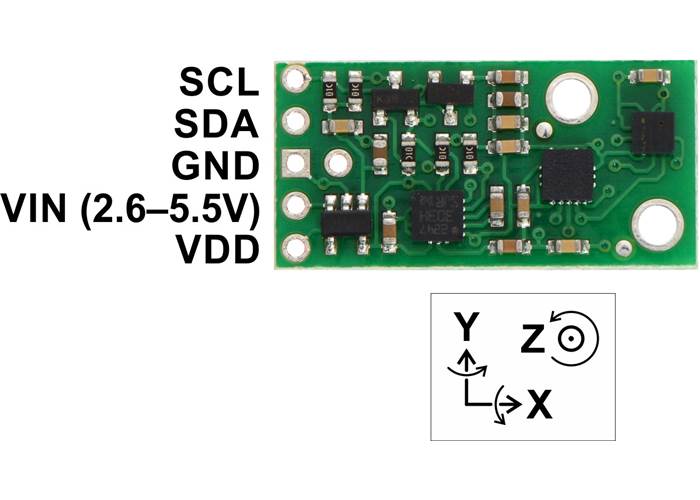 AltIMU-10 v4 Gyro, Accelerometer, Compass, and Altimeter