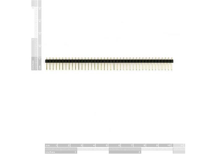 Break Away Headers 40 Pins - Right Angle 10.25 x 4.5 mm