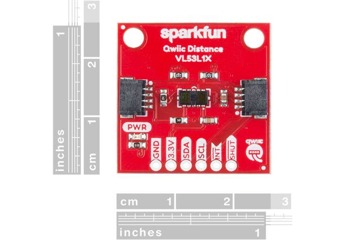 SparkFun Distance Sensor Breakout - 4 Meter, VL53L1X (Qwiic)