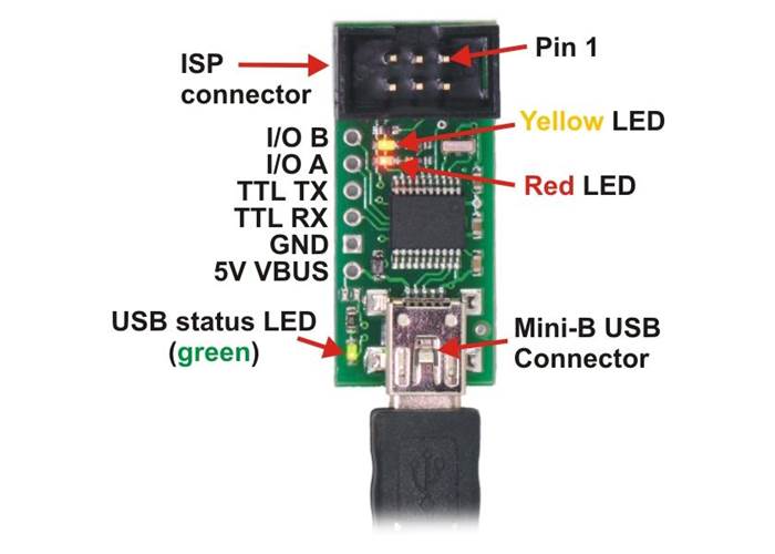 Pololu USB AVR ISP Programmer - Robot Gear Australia