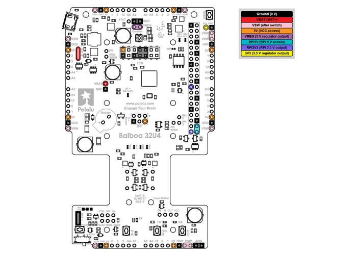 Balboa 32U4 Control Board - Robot Gear Australia