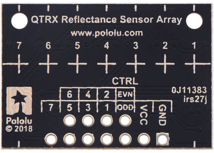 QTRX-HD-07A Reflectance Sensor Array - Robot Gear Australia