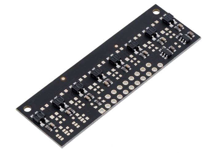 QTR-MD-08RC Reflectance Sensor Array: 8-Channel, 8mm Pitch, RC Output