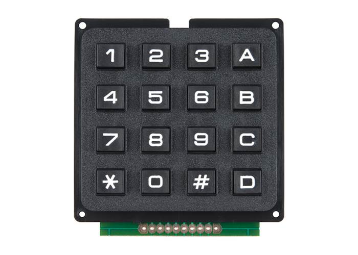 Keypad - 16 Button (Alphanumeric) - Robot Gear Australia
