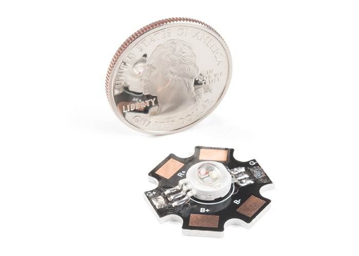 Triple Output High Power RGB LED - Ding & Dent