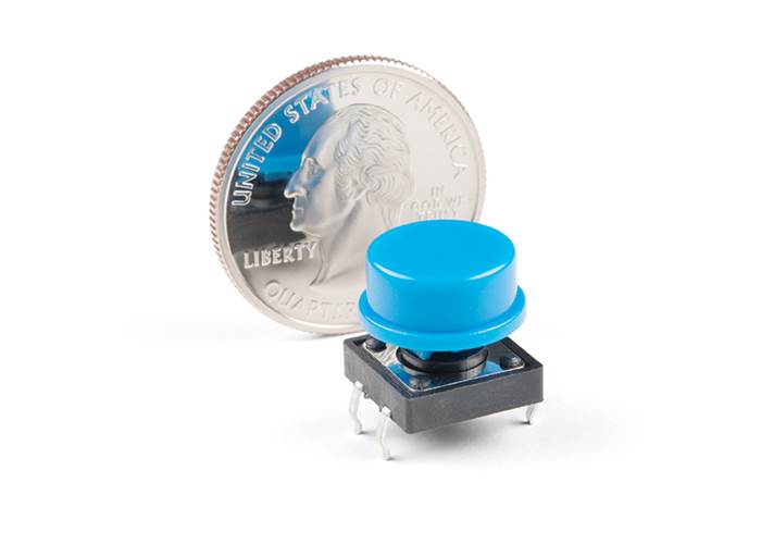 Multicolored Tactile Buttons - 4-Pack - Robot Gear Australia