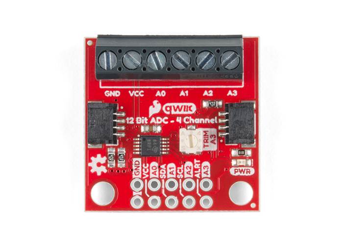 SparkFun Qwiic 12 Bit ADC - 4 Channel (ADS1015)