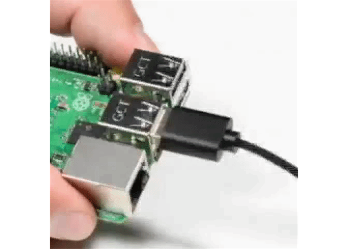 Reversible USB A to Reversible Micro-B Cable - 0.3m