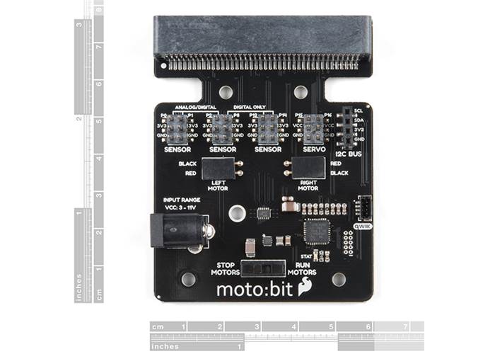 SparkFun moto:bit - micro:bit Carrier Board (Qwiic)