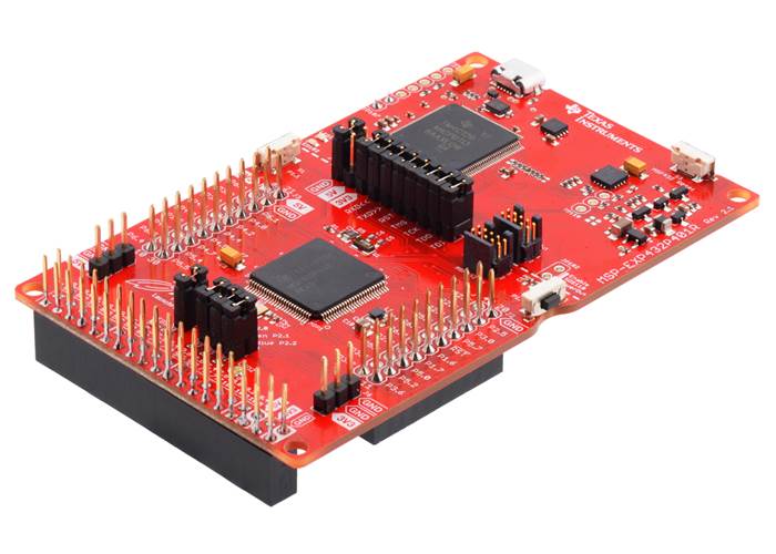 MSP432 LaunchPad Assembled with Headers for TI-RSLK MAX