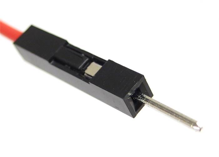 Jumper Wires Male-Female 10 pieces 30cm (12") Red