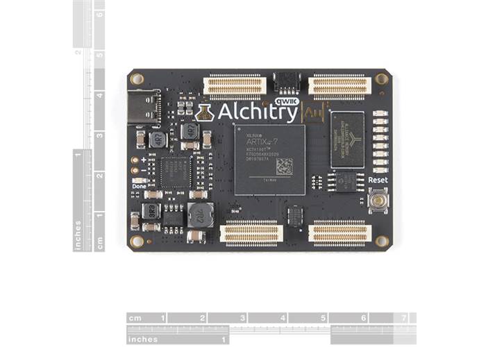 Alchitry Au+ FPGA Development Board (Xilinx Artix 7)
