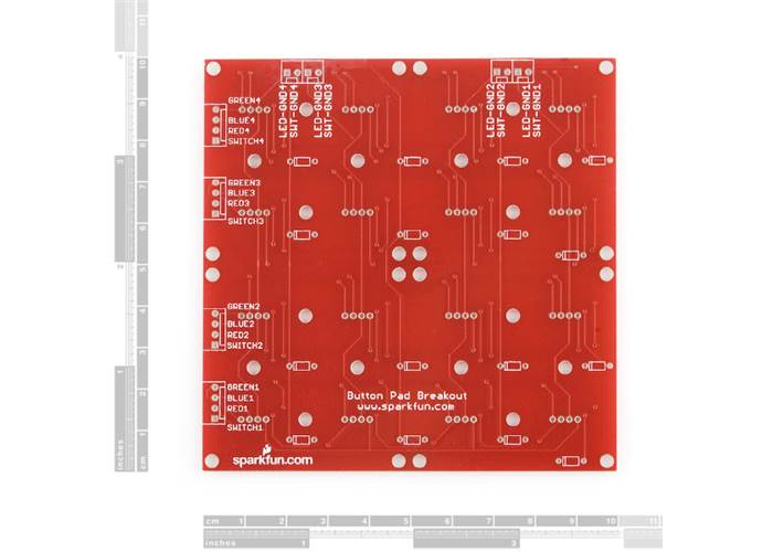 Button Pad 4x4 - Breakout PCB - Robot Gear Australia
