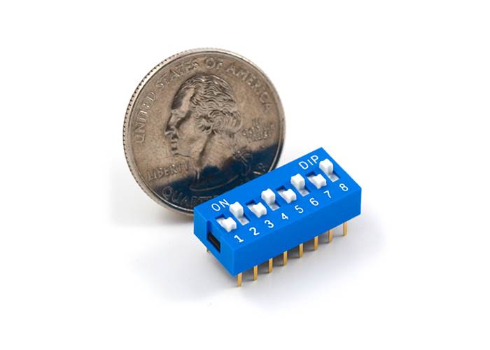 DIP Switch - 8 Position - Robot Gear Australia
