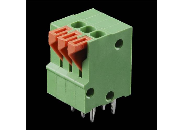 Spring Terminals - PCB Mount (3-Pin) - Robot Gear Australia