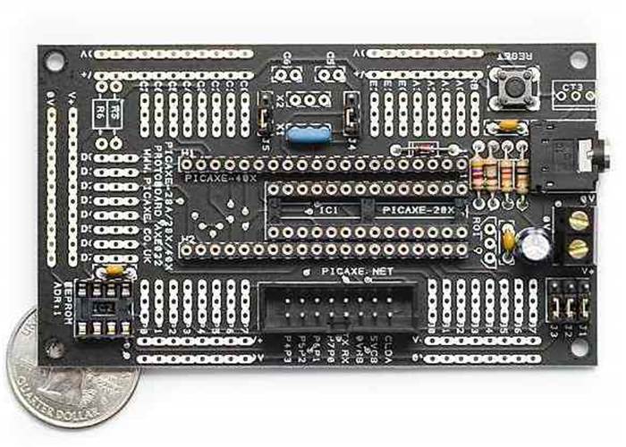 PICAXE-28/40 Pin Protoboard (AXE022P) - Robot Gear Australia