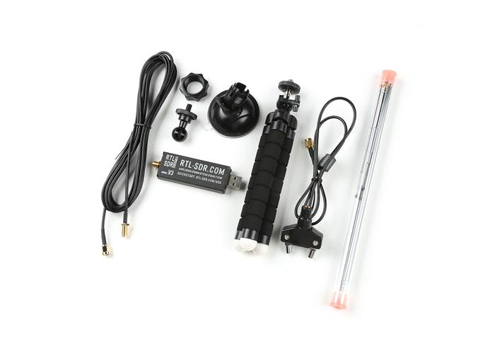 RTL-SDR BLOG V3 USB Dongle with Dipole Antenna Kit