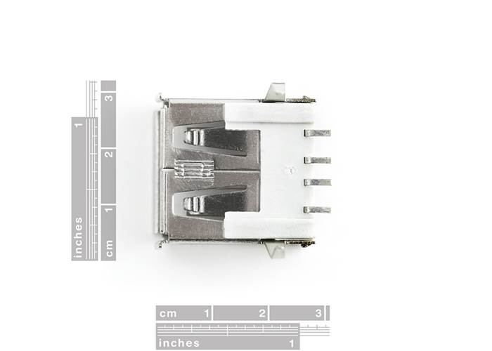 USB Female Type A SMD Connector - Robot Gear Australia