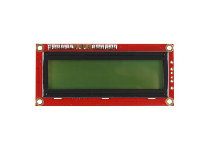 SparkFun Serial Enabled 16x2 LCD - Black on Green 3.3V