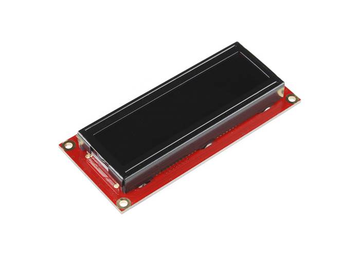 SparkFun Serial Enabled 16x2 LCD - White on Black 3.3V