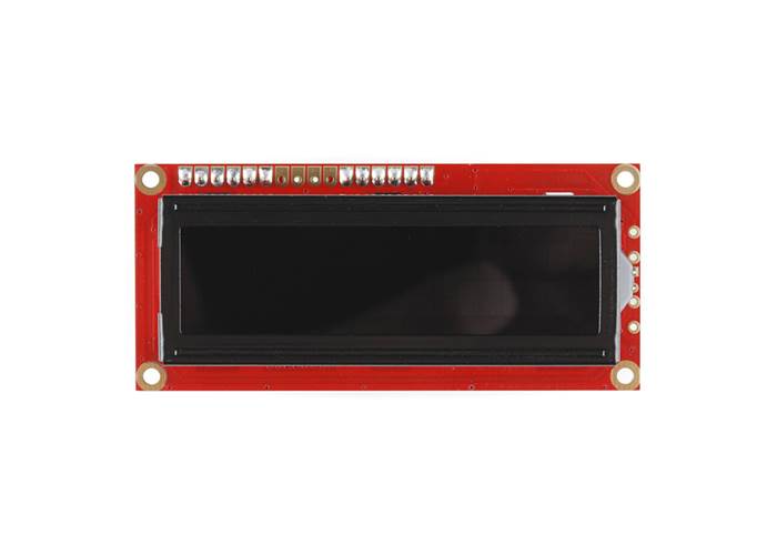 SparkFun Serial Enabled 16x2 LCD - White on Black 3.3V